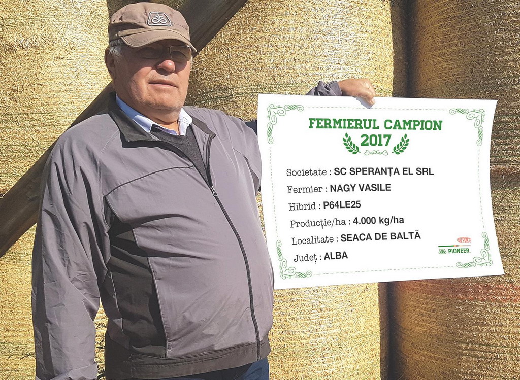 COMUNICAT DE PRESA - Campionii marilor recolte cu Pioneer din centrul ...
