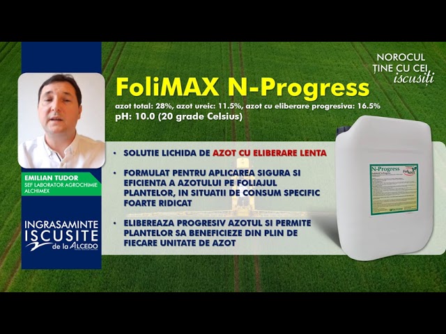 FoliMAX N-Progress - ingrasamant foliar cu azot cu eliberare lenta ...