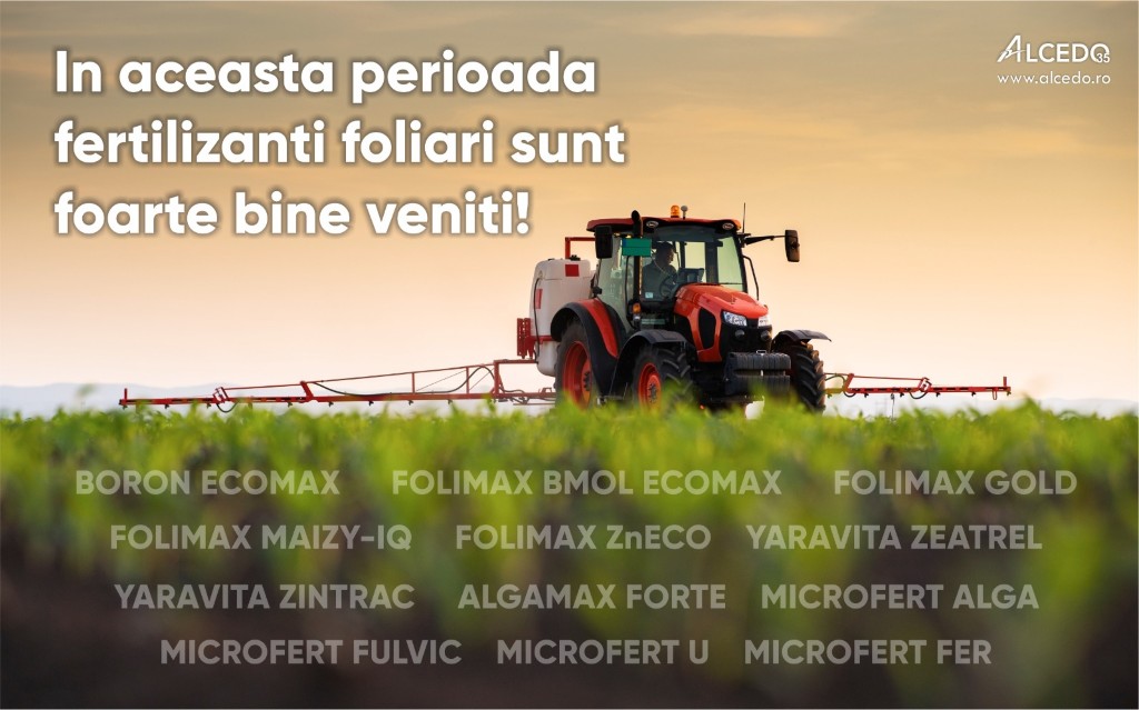 Ce ingrasaminte foliare va recomanda specialistii ALCEDO sa utilizati ...